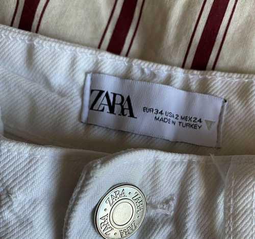 Джинсы Zara белые женские