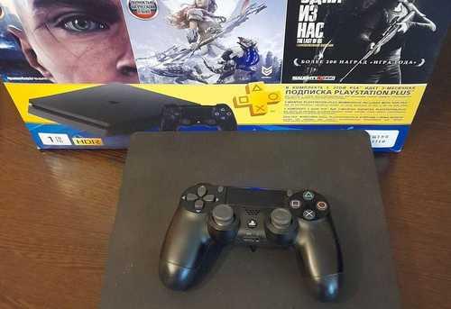 Игровая приставка ps4 slim 1tb