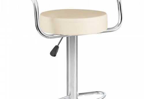 Дизайнерский барный стул joxy кремовая эко-кожа