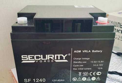 Аккумулятор security force SF 1240 12V40Ah. Новый