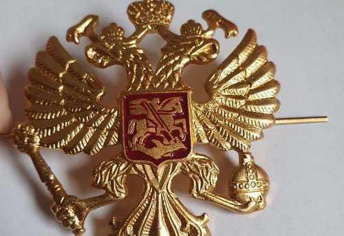 Эмблема на тулью фуражки Герб РФ