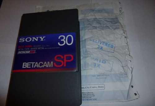 Видиокассета sony BCT-30Ma metal tape -30. betacam