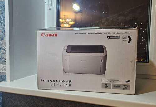 Новый принтер лазерный Canon ImageClass LBP6030