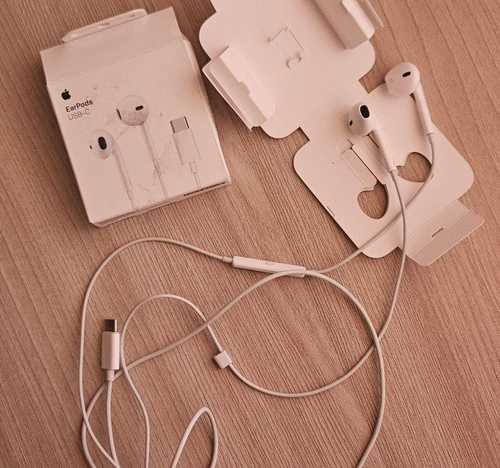 Наушники apple earpods type c