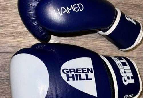 Боксерские перчатки 10 oz green hill