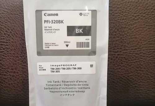 Картридж Canon pfi-320 BK 300мл