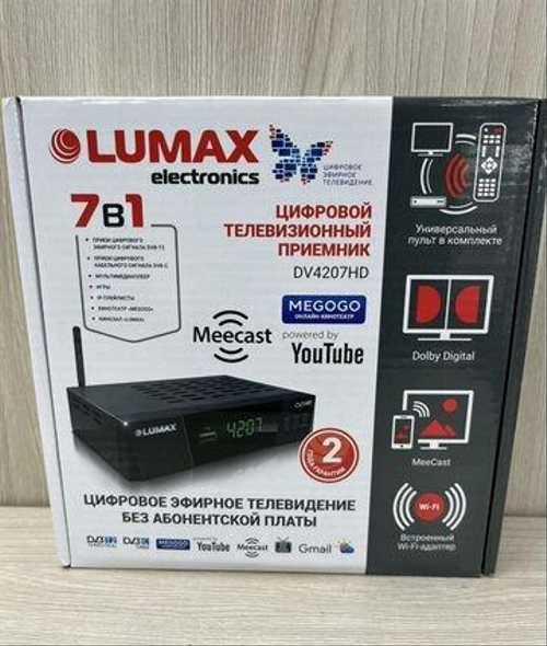 Тв приставка lumax dv4207hd