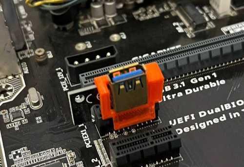 Фиксаторы (локер) для PCI-e разъема USB райзера