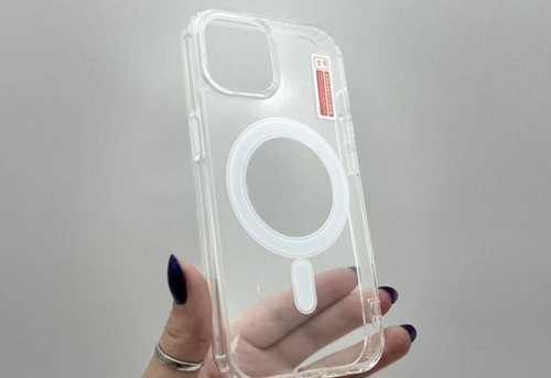 Чехол magsafe на iPhone 15 Clear case