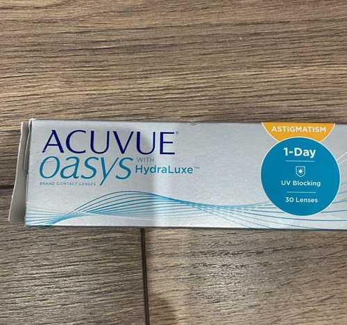 Линзы acuvue oasys однодневные -1,75