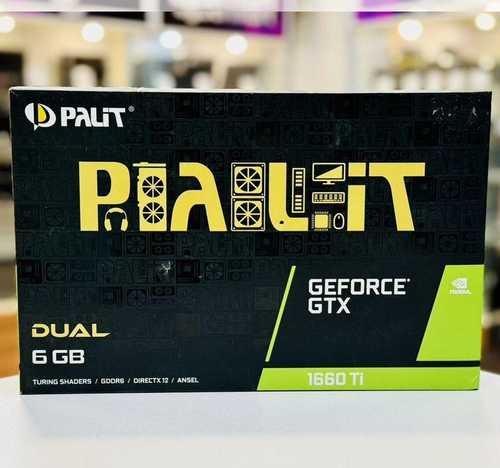 Видеокарта Palit Dual GeForce GTX 1660 Ti 6G