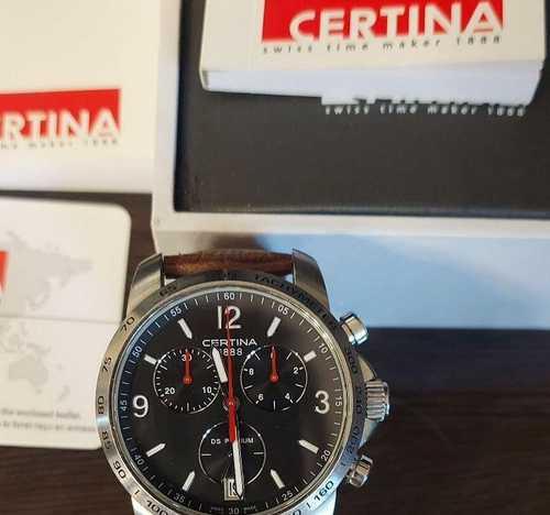 Наручные часы certina quartz chronograph g10