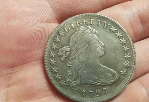 Доллар США "Draped Bust Dollar" 1797 год