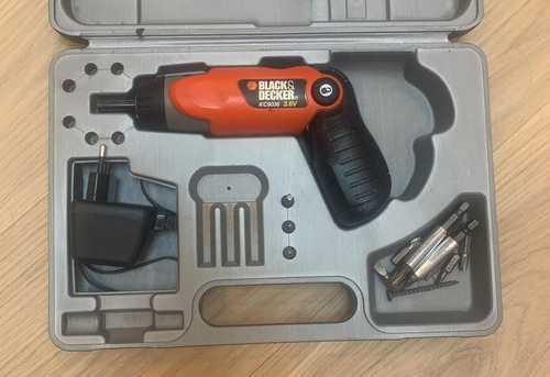 Шуруповерт black decker