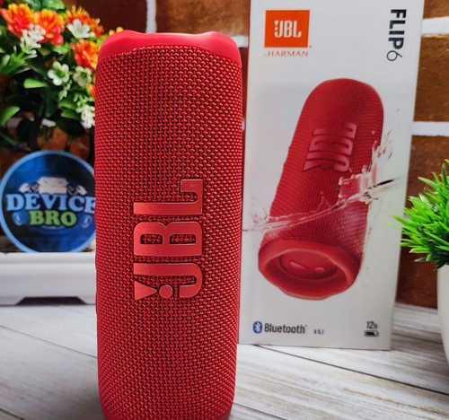 Колонка JBL Flip 6 CS Red Оригинал (Гарантия)