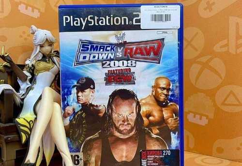 PS2 Smack Down vs Raw 2008 (английская версия) б/у