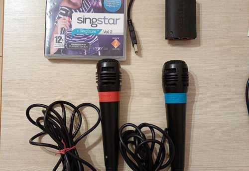 Singstar ps3 микрофоны диск донгл