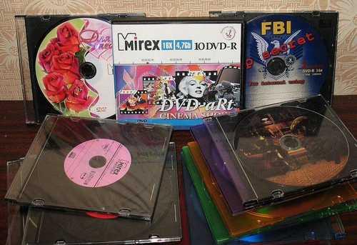 Чистые диски для записи (набором) - cd/dvd диски