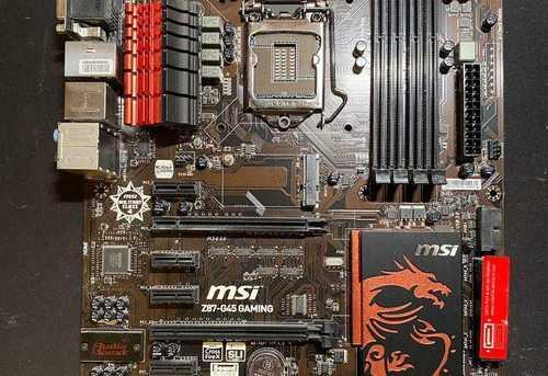 Материнская плата 1150 z87 msi