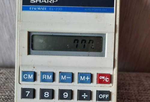 Калькулятор винтажный sharp