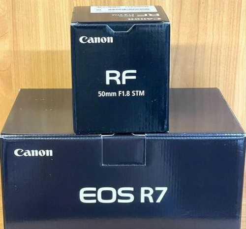 Canon EOS R7+ Rf 50mm f/1.8 STM Новый
