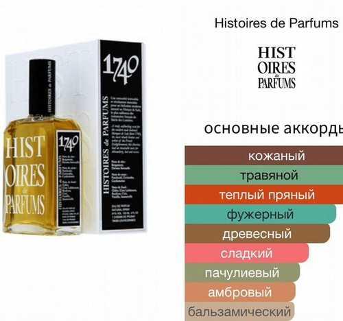 Ориг Marquis de Sade 1740 Histoires de Parfums