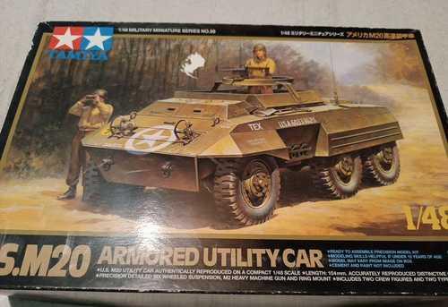 Американский трехосный бтр М20 (Tamiya) 1/48