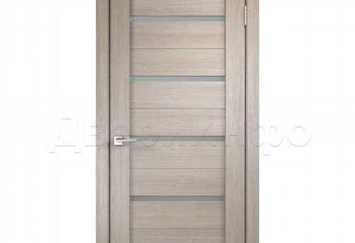 Дверь веллдорис duplex со стеклом, цвет Капучино