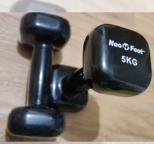 Гантели 5 кг neo feet