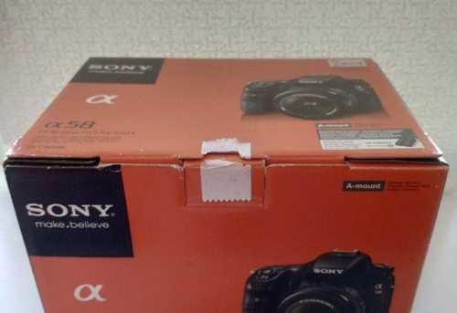 Зеркальный фотоаппарат Sony a58 kit
