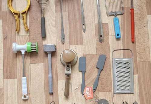 Кухонная утварь: шумовки, поварешки, лопатки