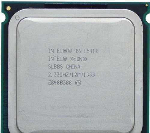 Intel Xeon L5410, 4 cores, 2.333 GHz, slbbs
