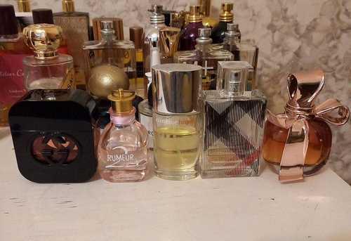 Ароматы Nina ricci, Gucci, Clinique, Burberry