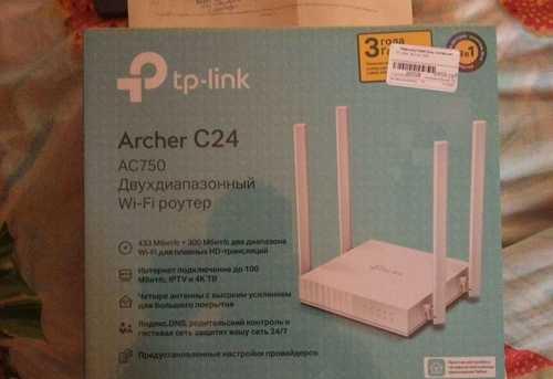 Wifi роутер tp link archer C24 AC 750