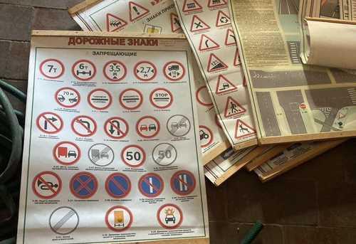 Плакаты пдд, медицины и конструкции т/с