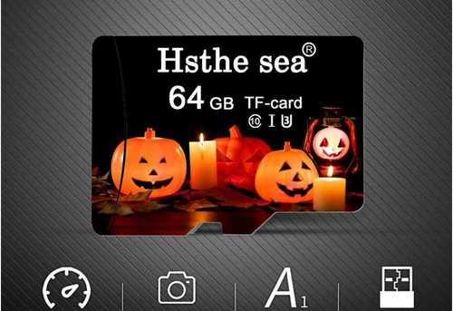 Скоростная micro sd карта памяти 64gb Hsthe sea