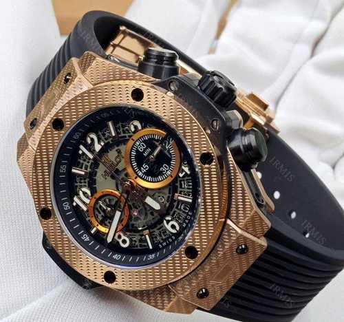 Кварцевые мужские часы Hublot premium