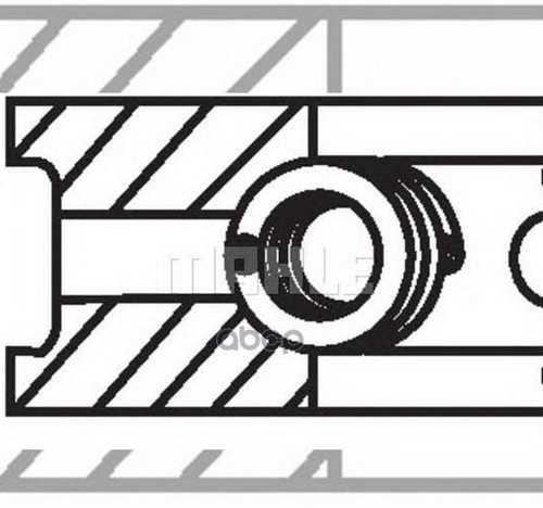 Кольца поршневые 1шт volvo 740/940 2.3 96