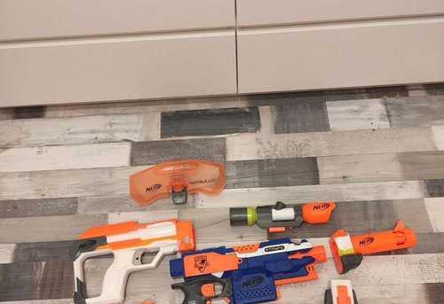 Nerf stryfe с комплектом модулей и Nerf bigshock