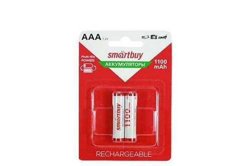 Аккумуляторы ааа 1100 mAh Smartbuy (пара) бл.2