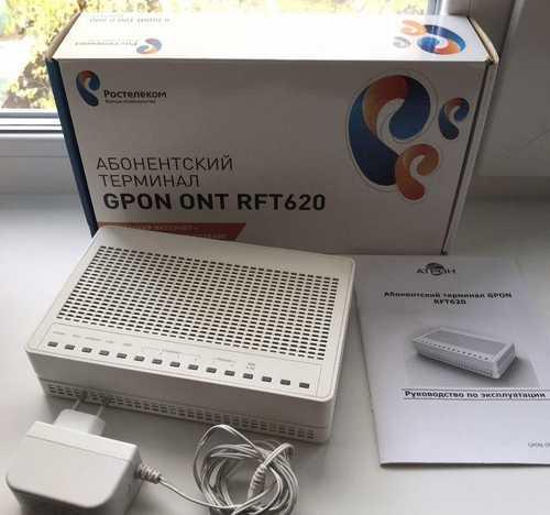 Абонентский терминал Ростелеком gpon ONT RFT620