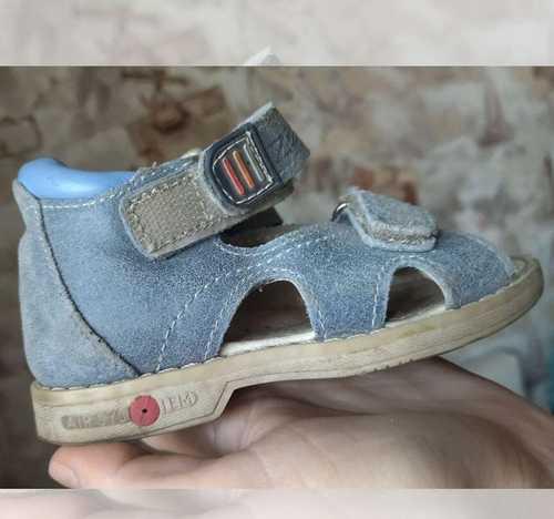 Сандали зебра кожа 23