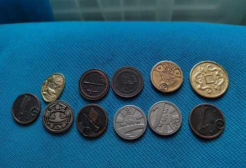 Монетки из магнита из пятёрочки