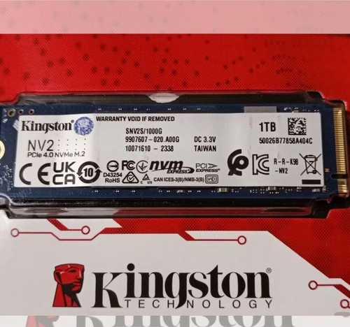 Kingston 1 тб Внутренний SSD-диск NV2 M.2 PCI-E 4