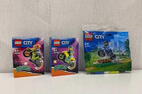 Lego City Stuntz 60356 и 60358 и 30638