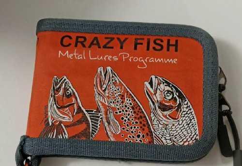 Кошелек для блесен Crazy fish