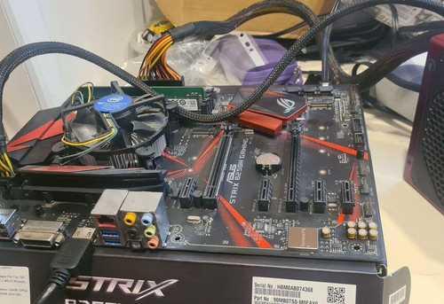 Материнская плата asus ROG strix B250H gaming