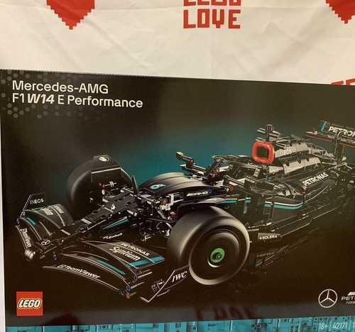 Lego technic 42171-Mercedec-AMG F1 (формула 1)