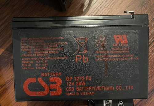 Аккумуляторная батарея CSB GP 1272 F1 12В 7.2 Ач