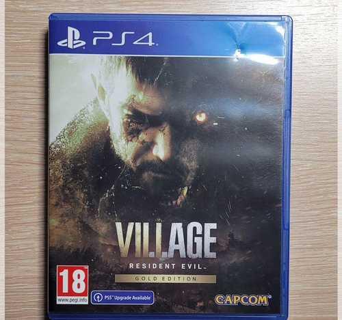 Игра Resident Evil Village. Gold Edition для PS4